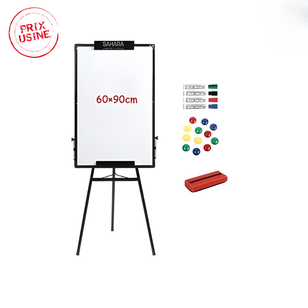 Tableau Chevalet magnétique 90×60 cm Réf B3673 – Sahara Mobilier